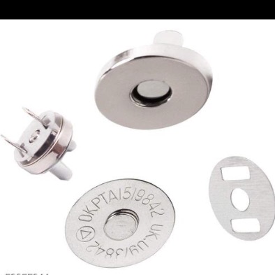 Magnet Buttons Magnetic Clasps, Snaps, Fasteners for Bags Clothes Purse ...