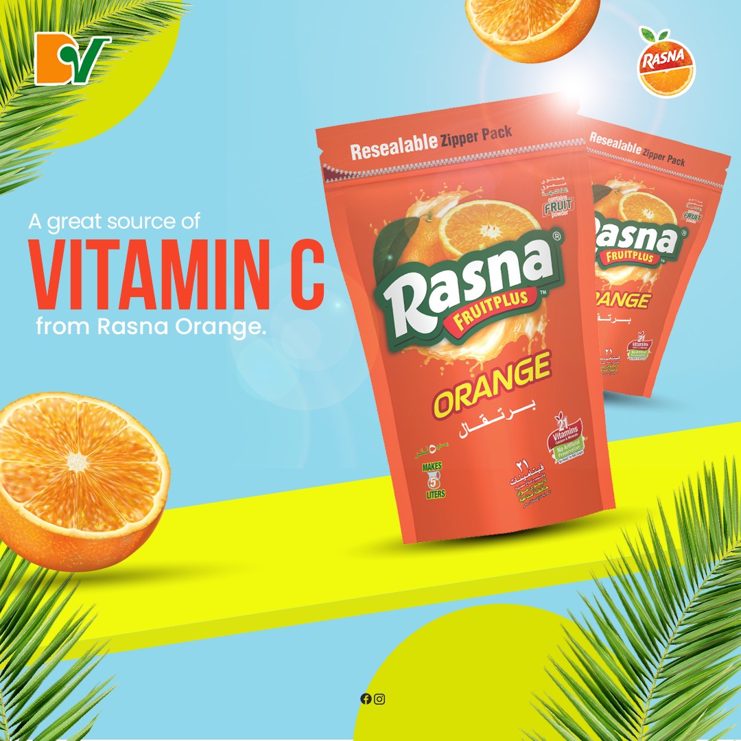 Rasna Fruit Plus Orange Powder Juice 400Gm | Daraz.com.np