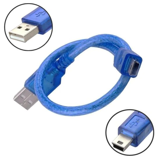 V3 Cable Blue USB A Male to Mini B | Daraz.com.np