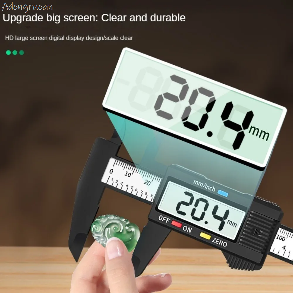 Adongruoan LCD Display 150mm Electronic Digital Caliper Vernier ...