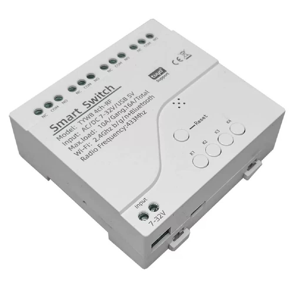 Tuyasmart WiFi RF Bluetooth Wireless Relay Switch Module with App ...