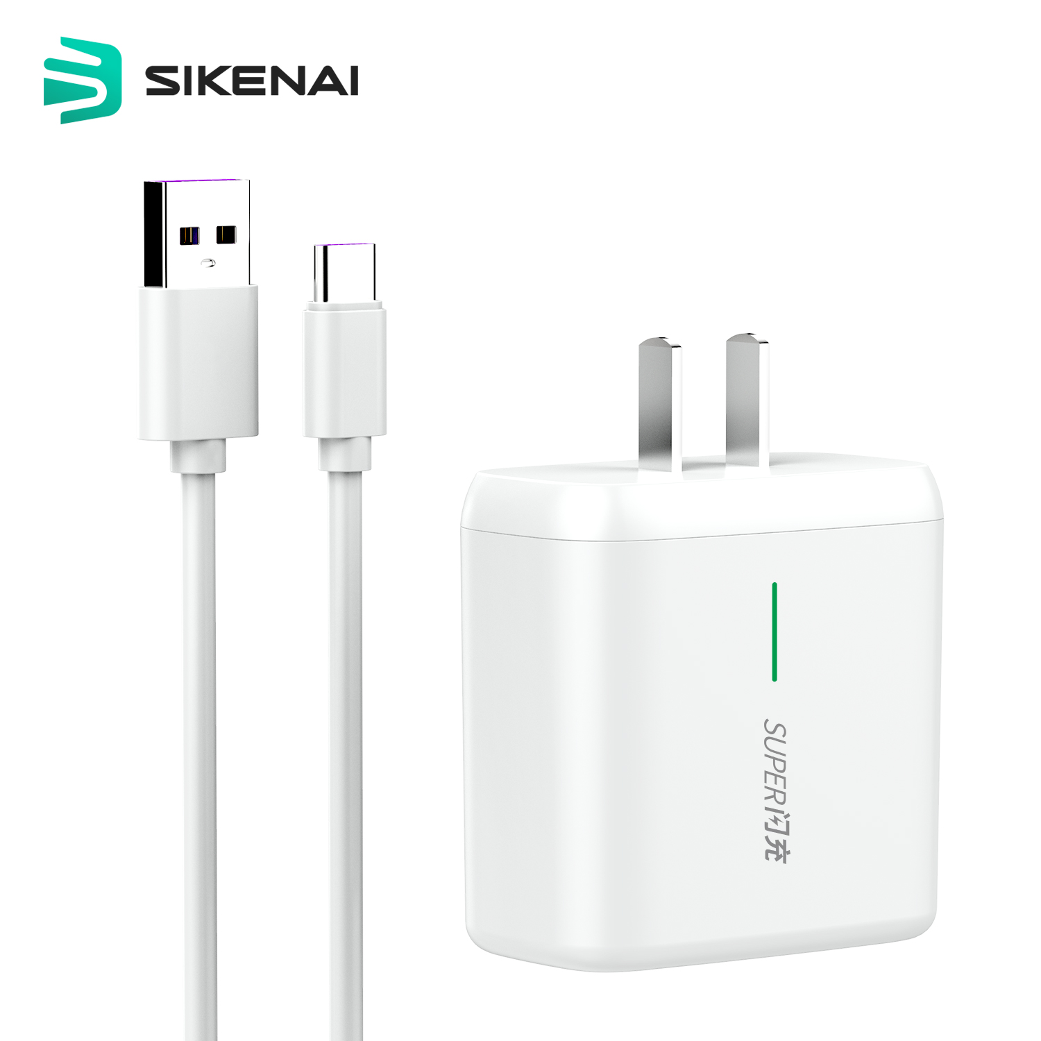 SIKENAI O3T 65W 3C CERTIFIED SUPER FLASH SMART CHARGER WITH TYPE-C ...