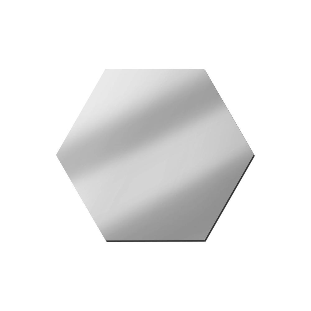 6/12PCs Hexagonal Diy 3D Mirror Wall Stickers Restaurant Aisle Floor ...