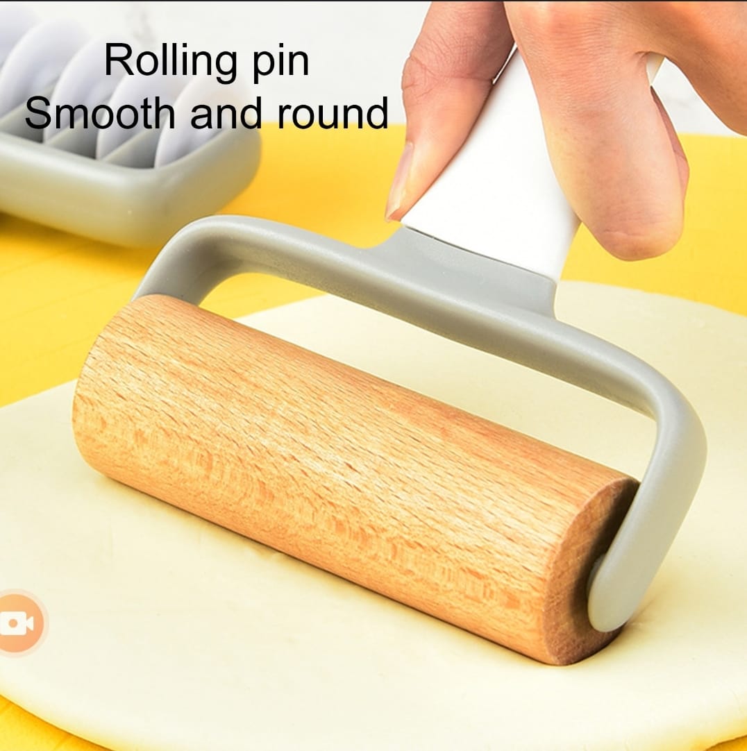 Rolling Pin Comfortable Handle Compact Momo Roller | Daraz.com.np