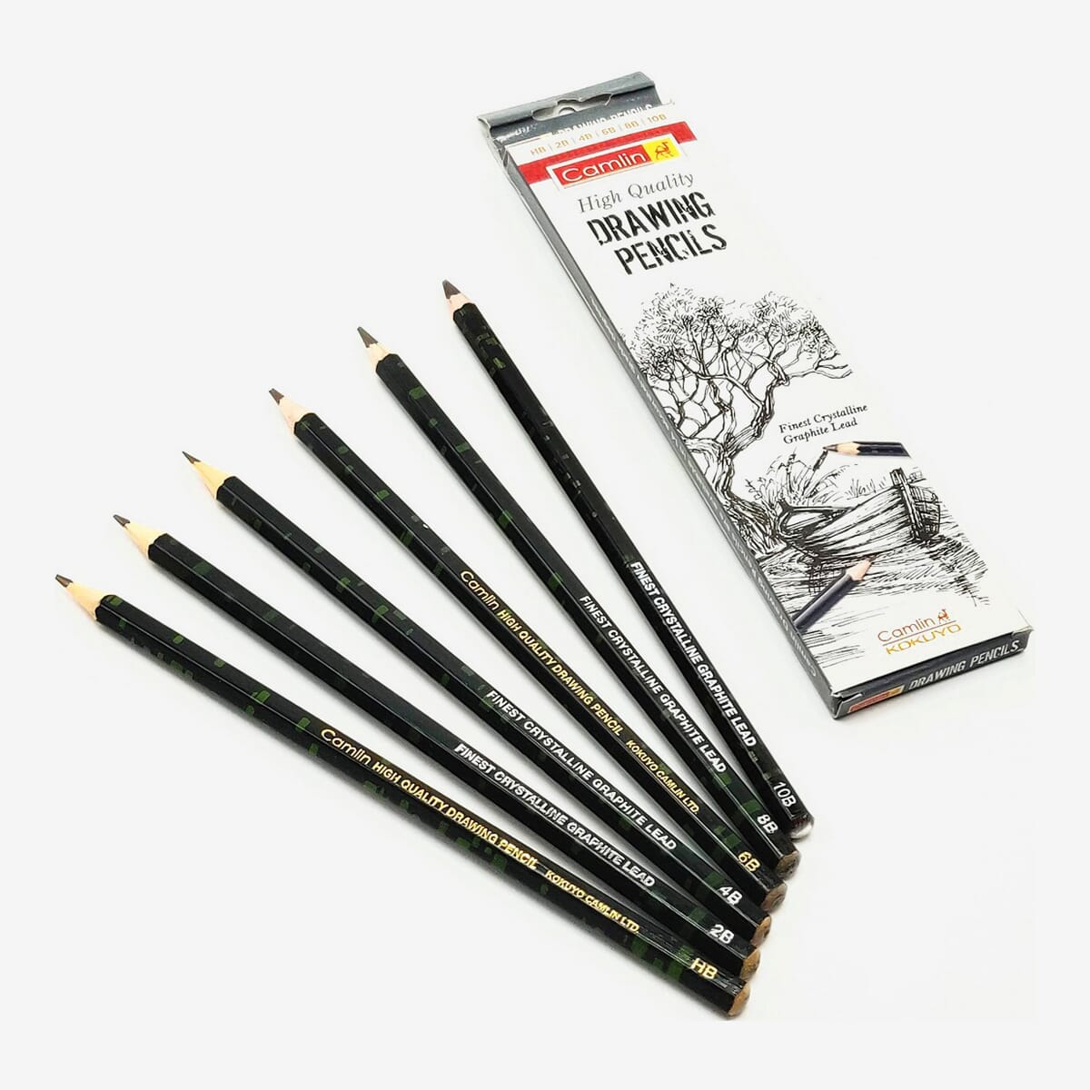 Drawing Pencil - Pack Of 6 for Pencil Sketch by Mitrata | Daraz.com.np