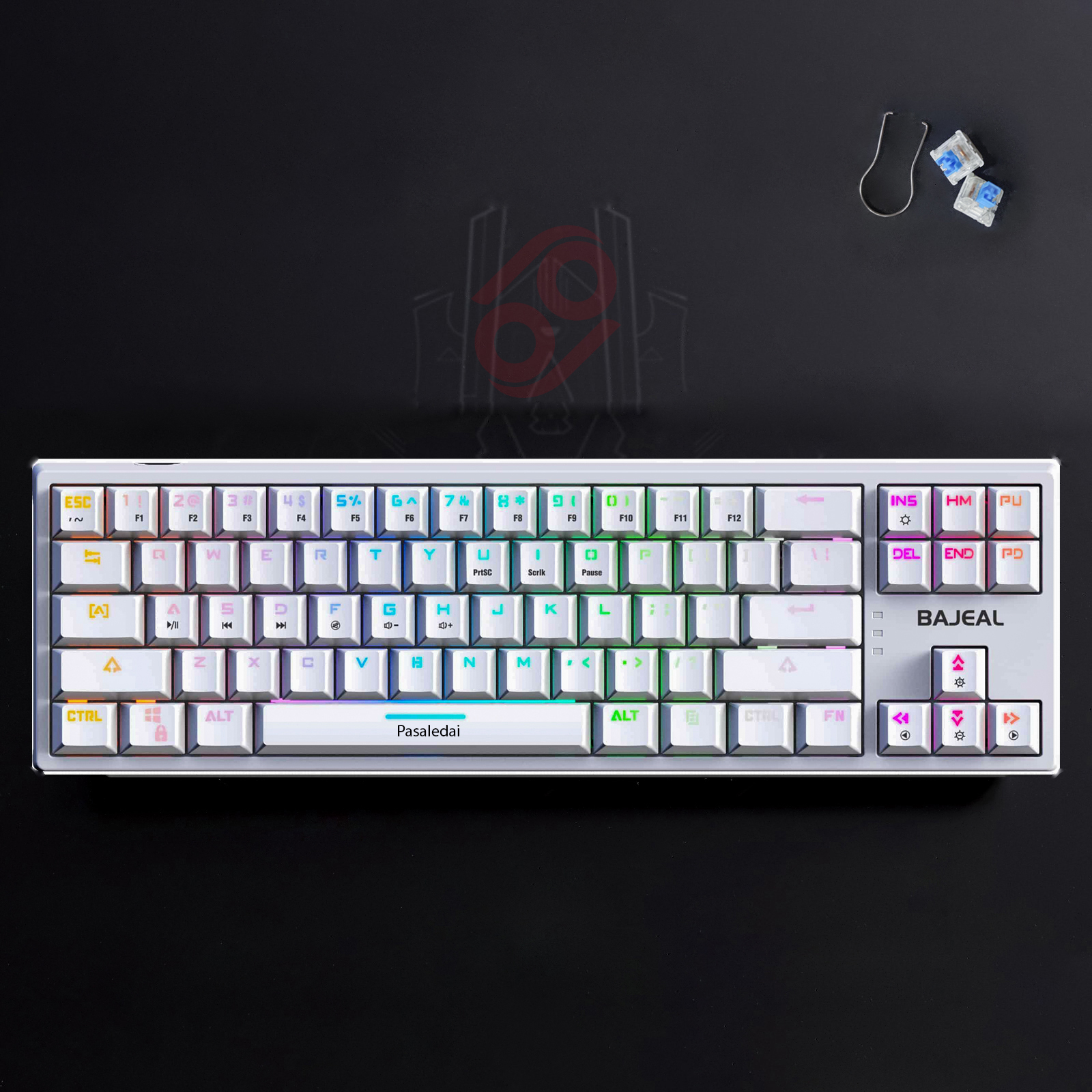 K71 Hotswappable Keyboard RGB Rainbow Mechanical Gaming Keyboard 71 ...