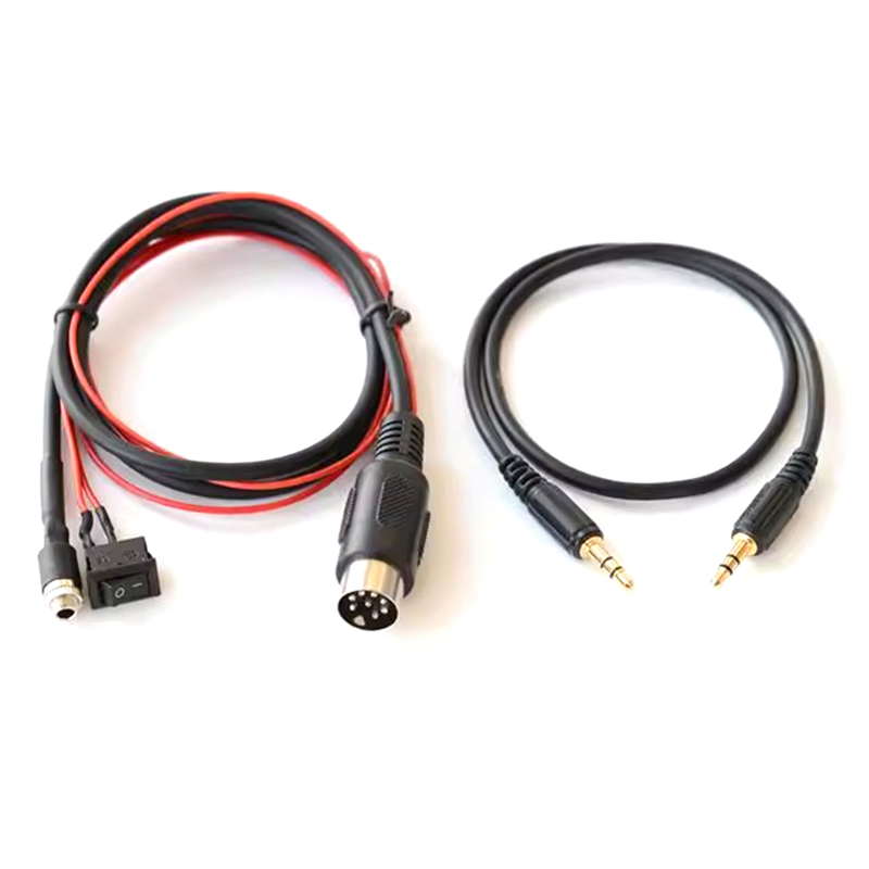 Car AUX Audio Cable 8 Pin Female+Male Cable for Teana JK230 | Daraz.com.np