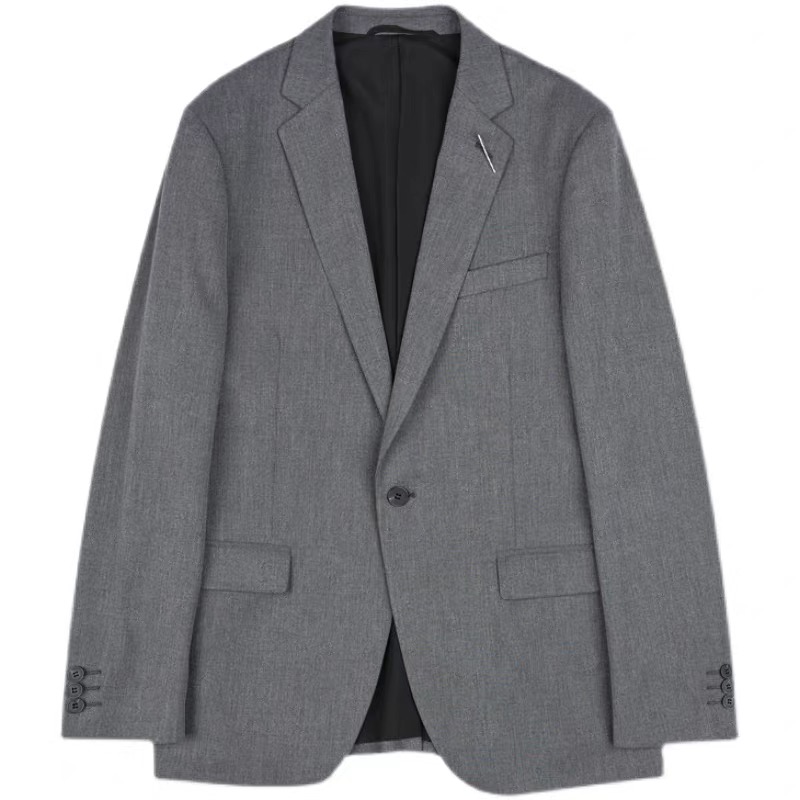 Silver/Grey Single Buttoned Coat For Men - Fashion | Blazers For Men ...