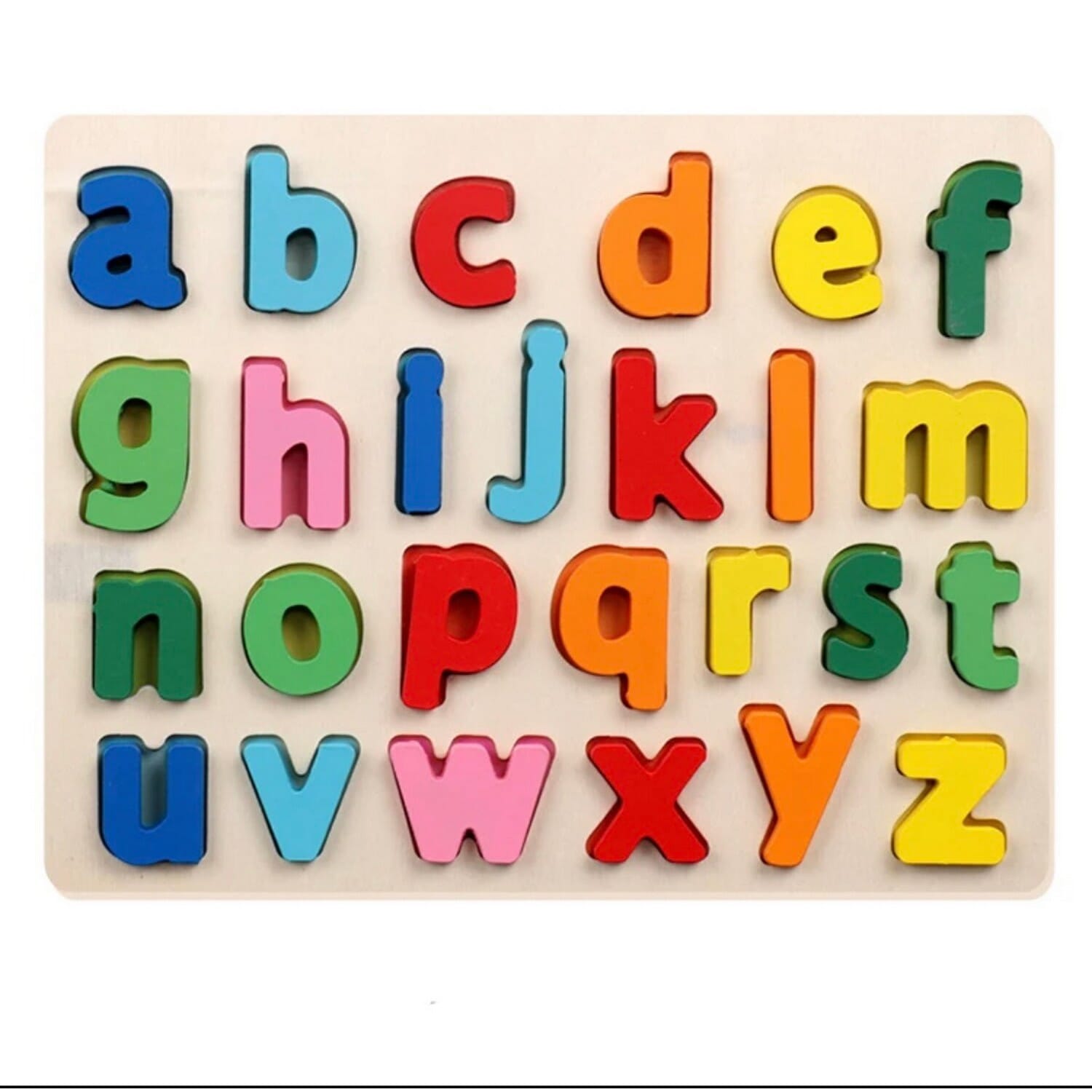 Wooden 3D English Letter Board abcd | Daraz.com.np