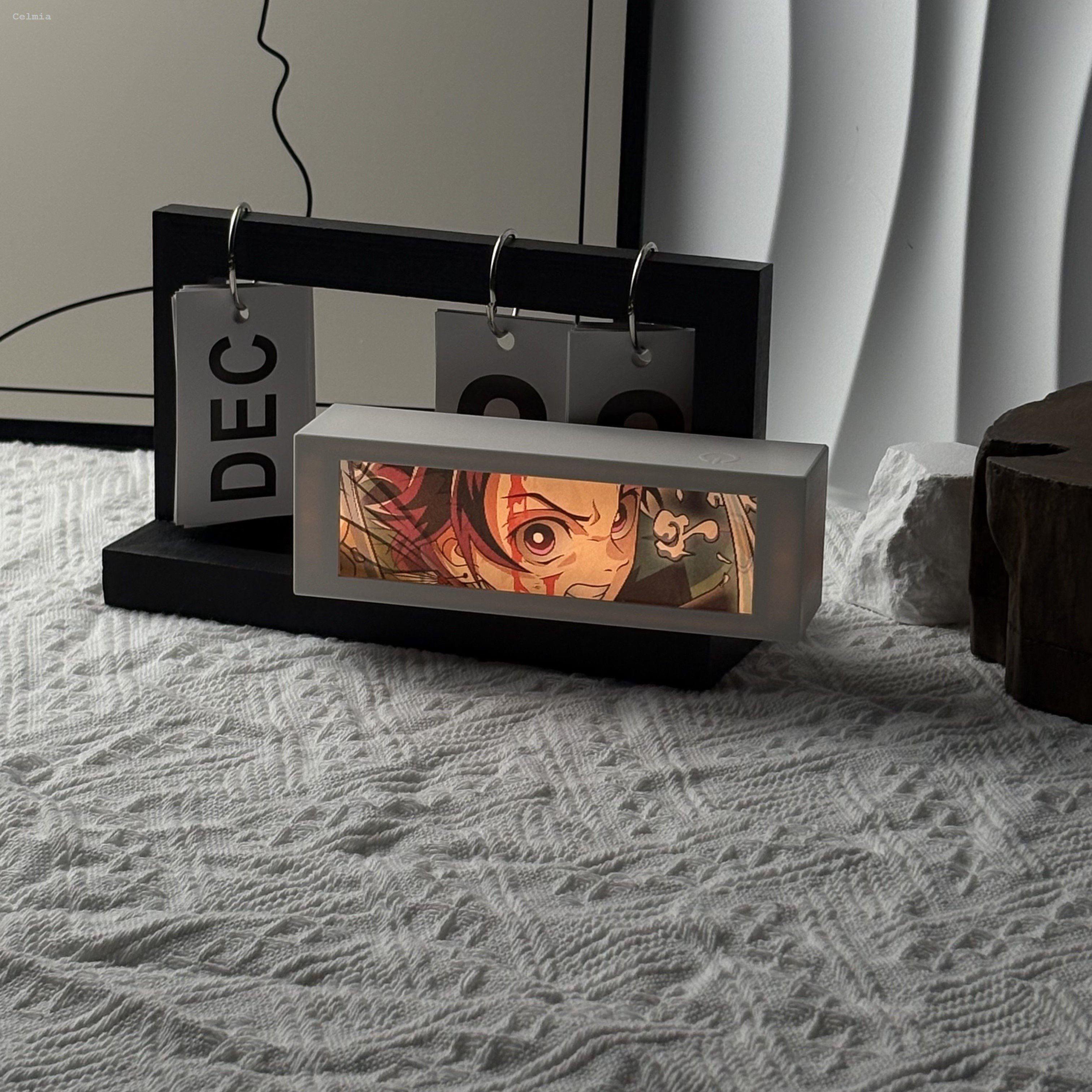 Celmia 3D Anime Motion Night Light Anime Laser Lamp Box Led Light For ...