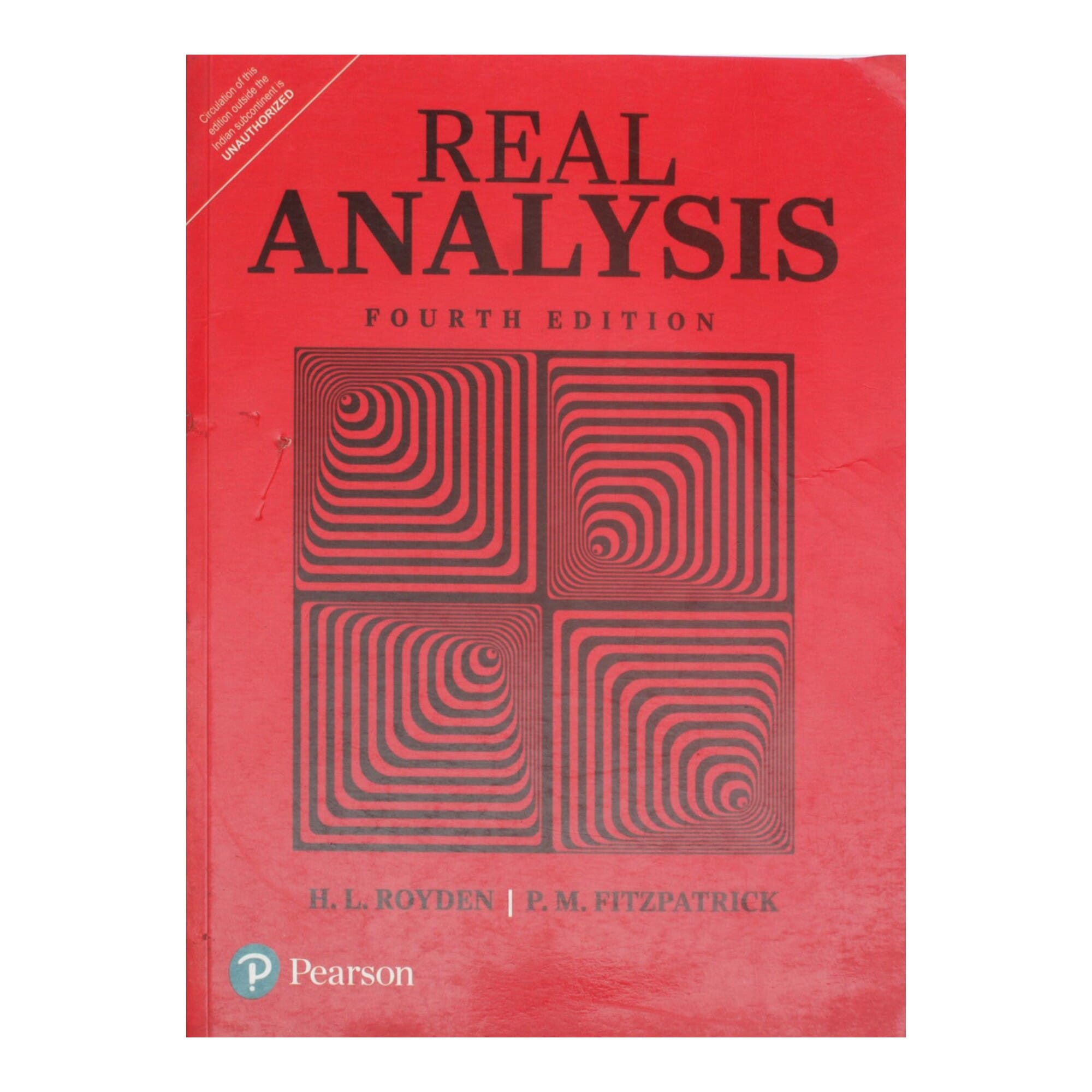 Pearson Real Analysis - 4th Edition | Daraz.com.np