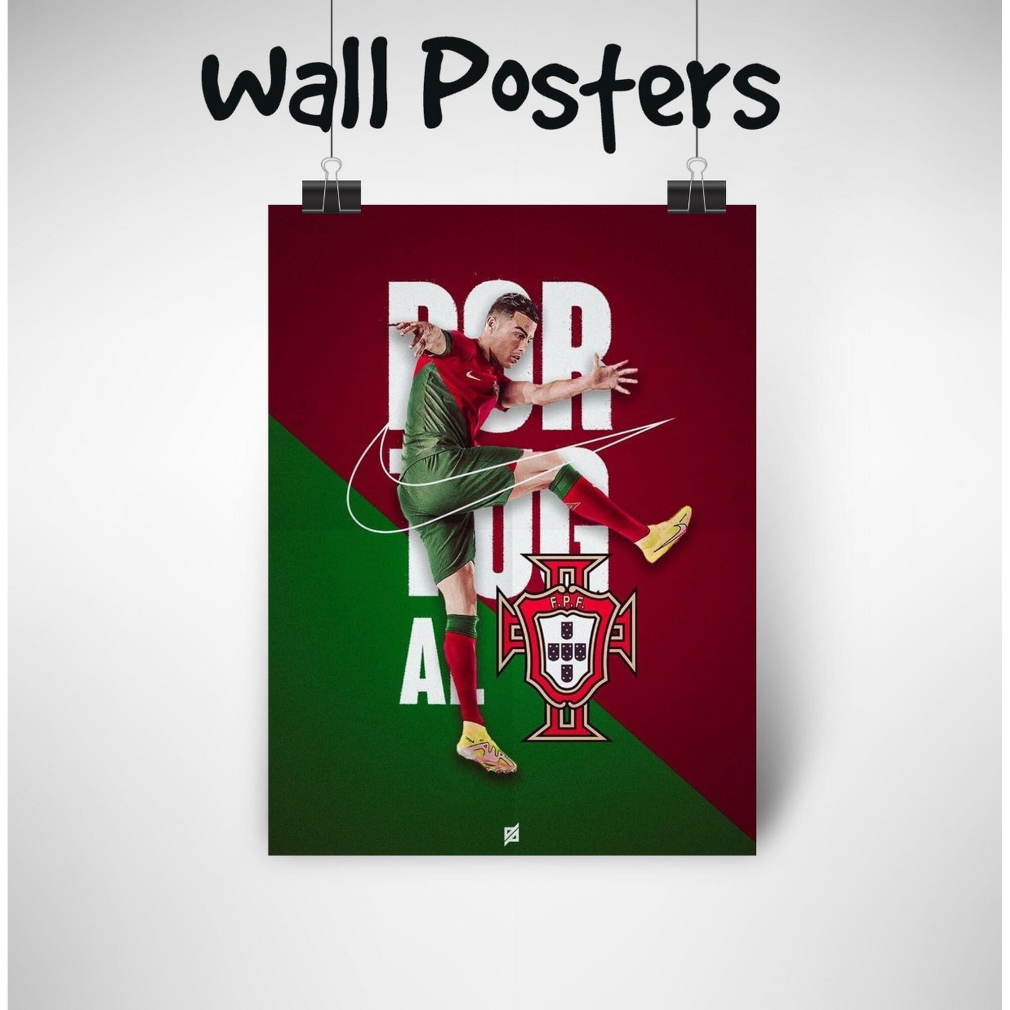 Cristiano Ronaldo - Portugal GOAT | Exclusive Release | Wall Posters to ...