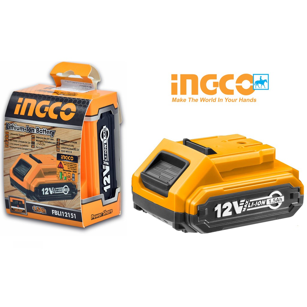 Ingco 12V Lithium-Ion Battery Pack: 1.5Ah | Daraz.com.np