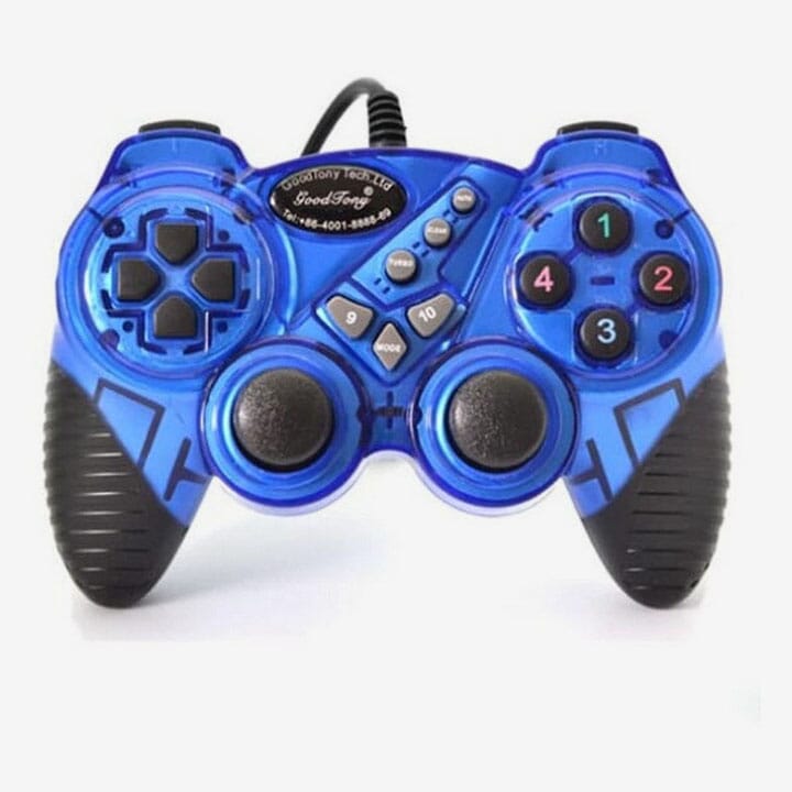 Usb 2.0 Wired Controller Double Shock Controller Gamepad Joystick ...