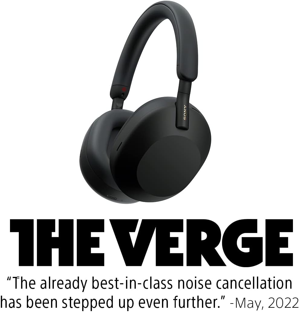 Sony Wh-1000Xm5 Wireless Noise Cancelling Bluetooth Over-Ear Headphones ...