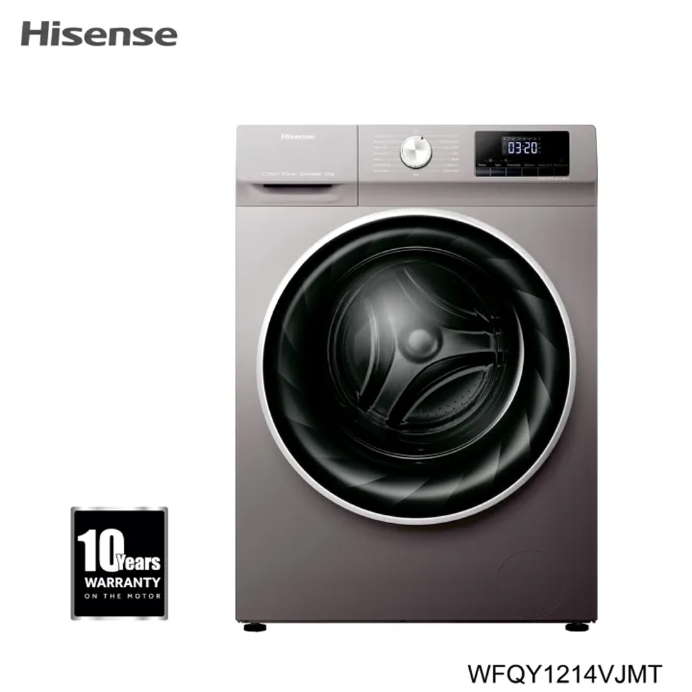 Hisense WFQY1214VJMT – 12 Kg Front Load Washing Machine Inverter 1400 ...