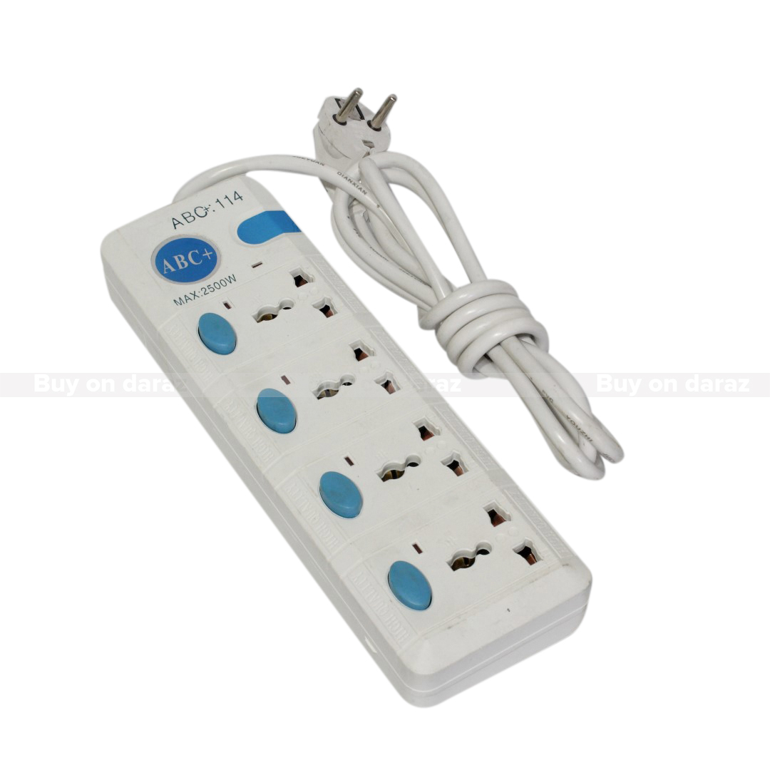 ABC 4 Port Multi Plug Power Socket Board | Daraz.com.np