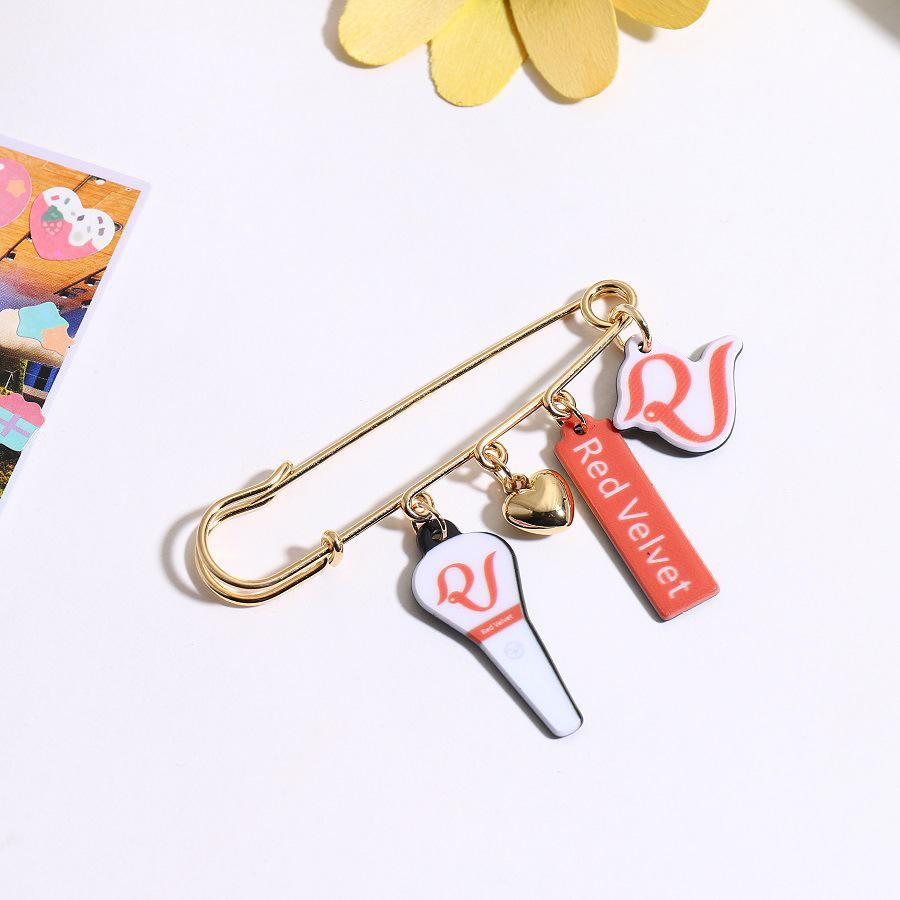 【Beiver Jewelry Store】(NEW)Kpop Idol BTS BLACKPINK Stray Kids Brooch ...