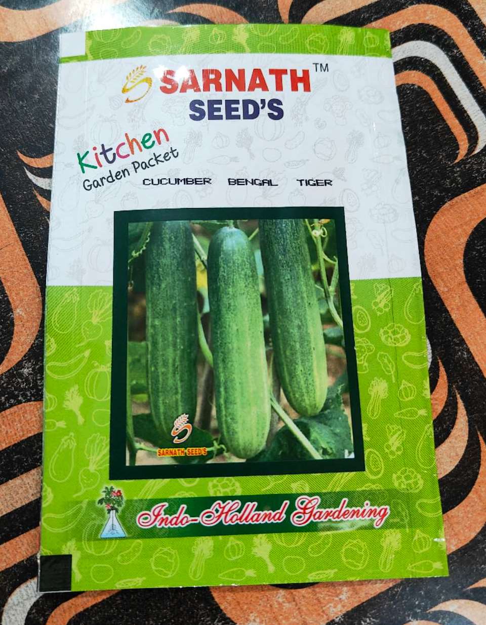 1 Packet Very Tasty And Very Healthy Bengal Tiger Cucumber Seeds Best ...