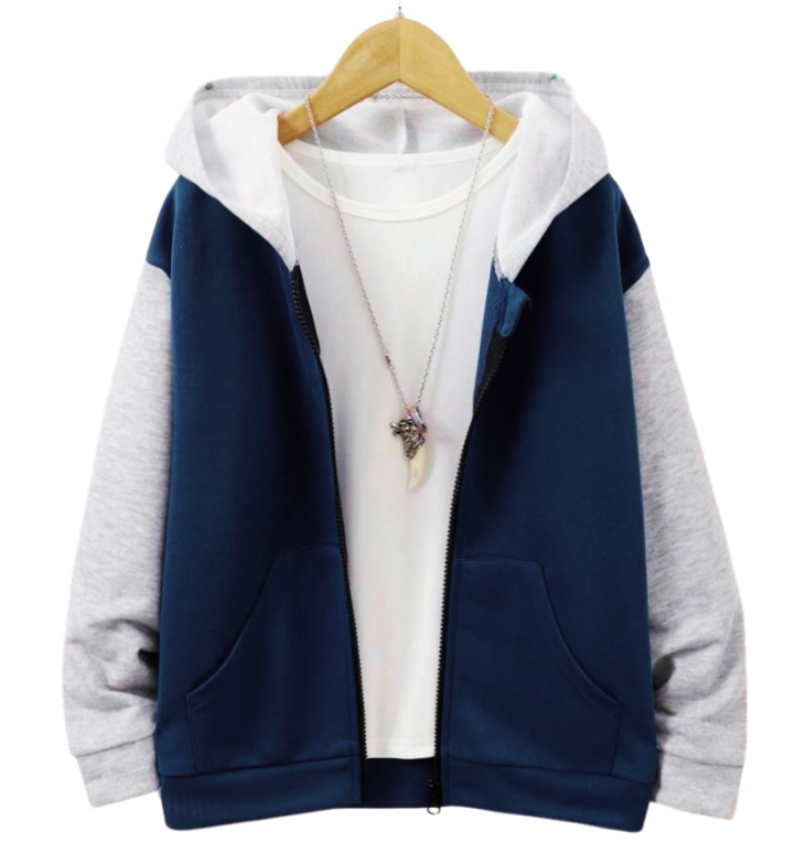 Men's Warm Cotton Fleece Full Zip Hoodie For Winter | Daraz.com.np