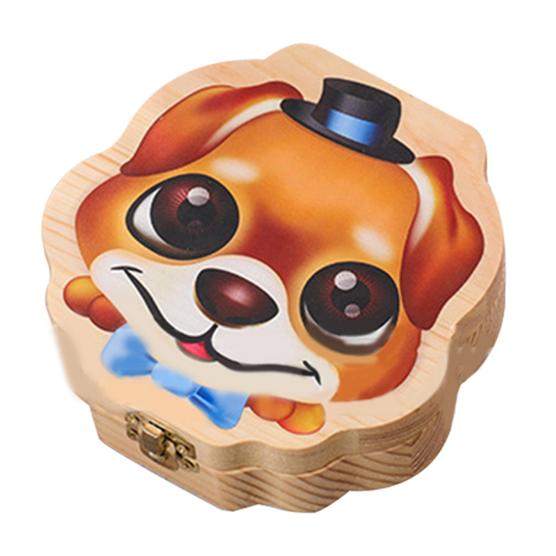 Tooth Storage Box Wooden Tooth Holder Tooth Keepsake Box for Baby ...