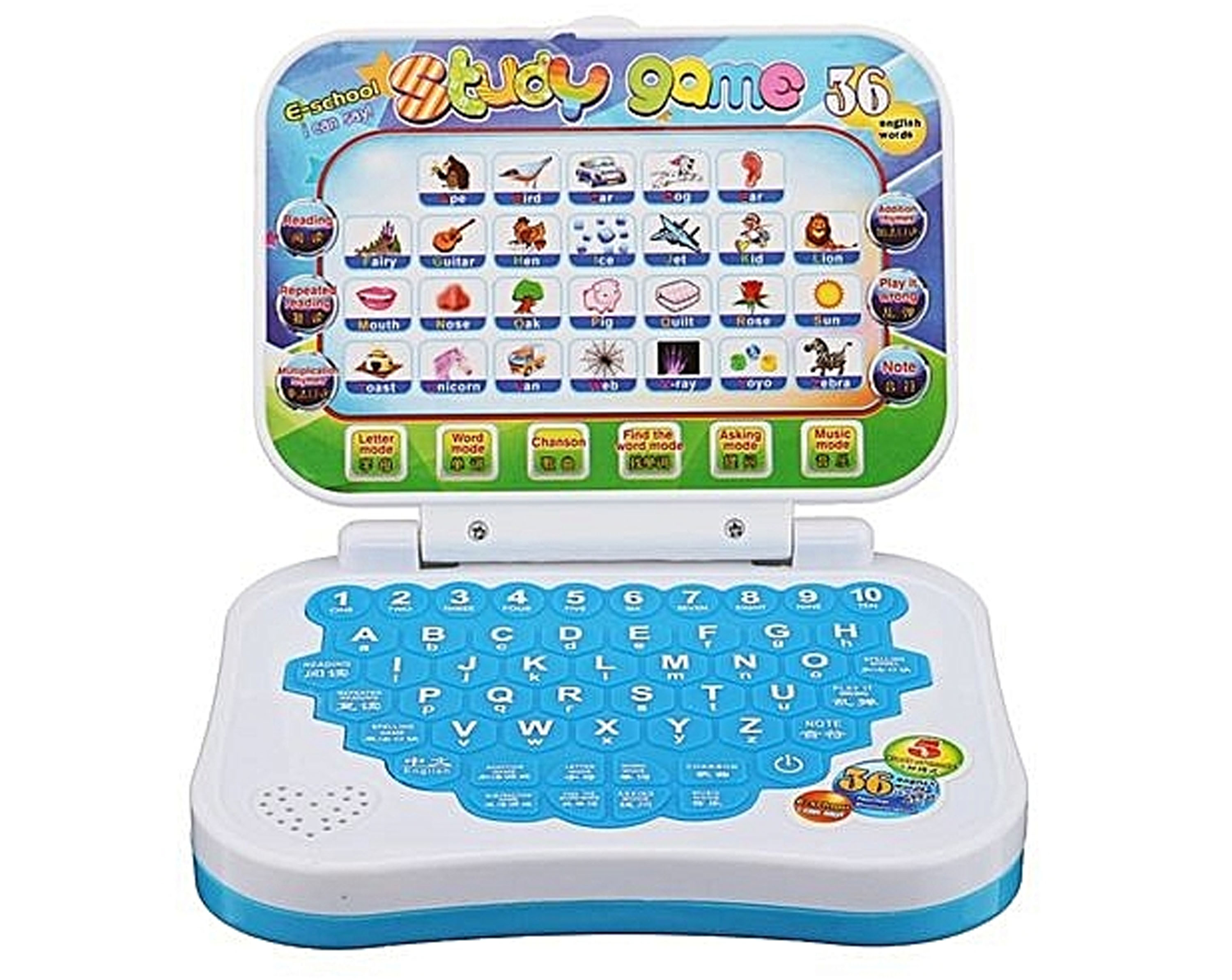 Educational Laptop For Kids Abc And 123 Learning (Color Mix) | Daraz.com.np