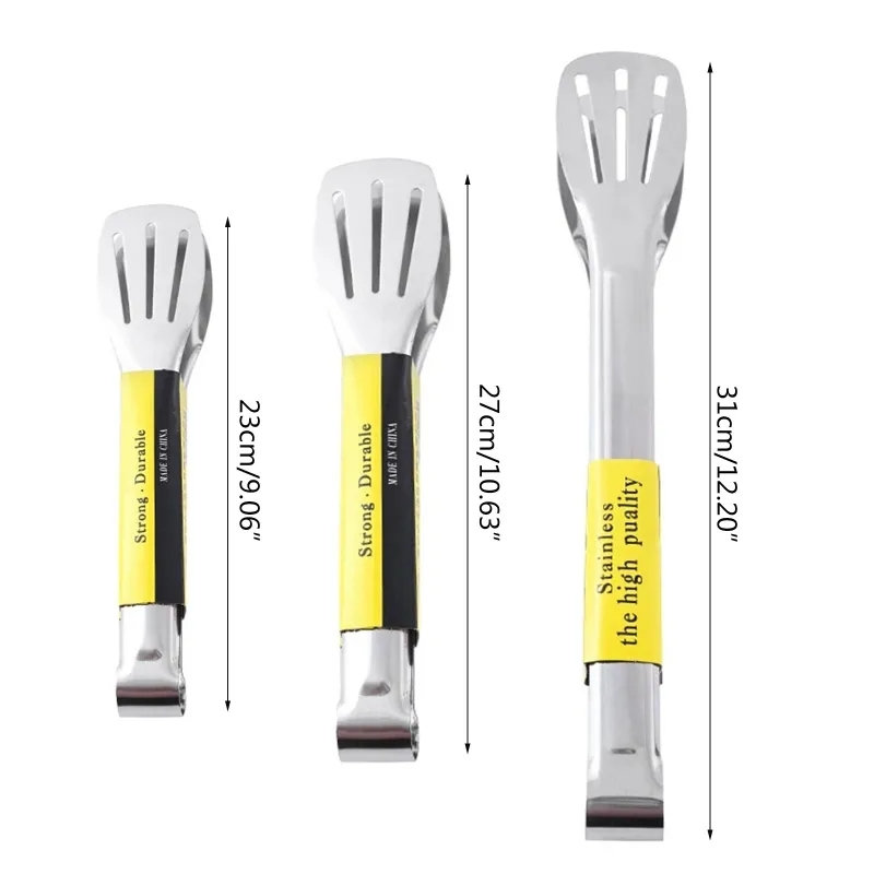 NonStick Stainless Steel 10 Inch Momo Chimta Kitchen Tong Big Size BBQ ...