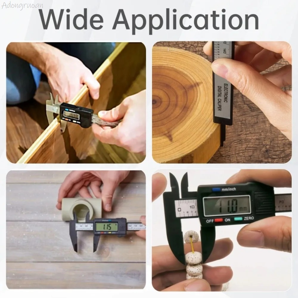 Adongruoan LCD Display 150mm Electronic Digital Caliper Vernier ...