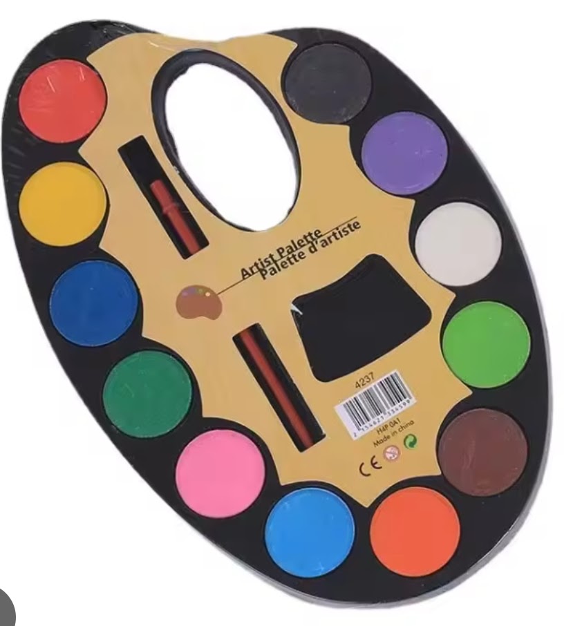 Colour Mixing Palette Medium Size With Colour | Daraz.com.np