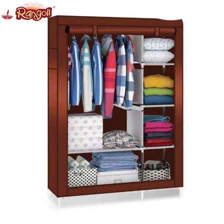 Movable/Folding Wardrobe (105 X 45 X 175 Cms) | Daraz.com.np