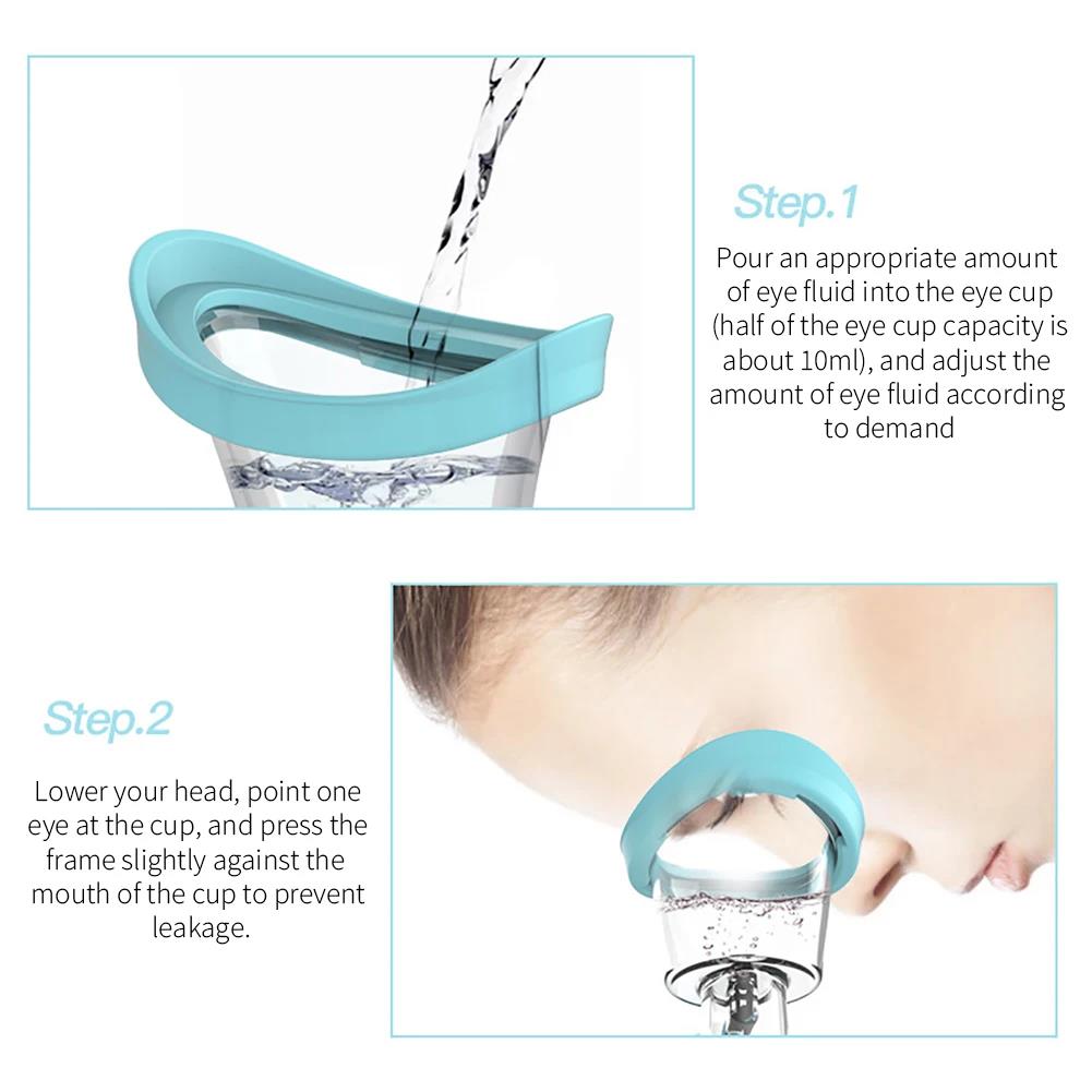 Portable Squeezed Eye Wash Cup Eye Flow Liquid Rinser Transparent ...