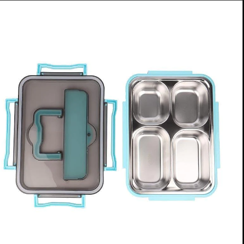 Plastic 4 Pots Lunch Box, 500 mL | Daraz.com.np
