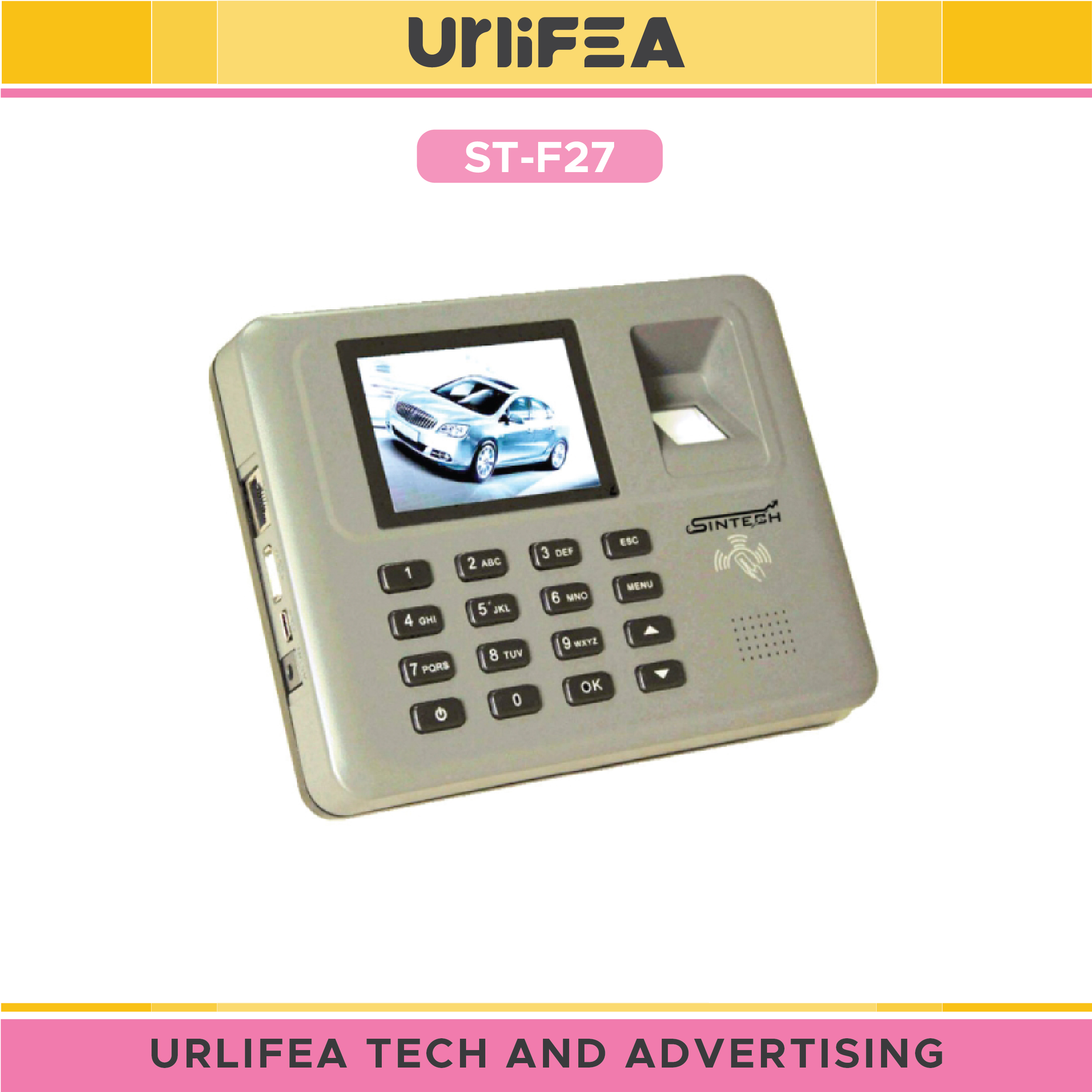 Sintech Biometric Fingerprint Time Attendance with P2P Cloud Software ...