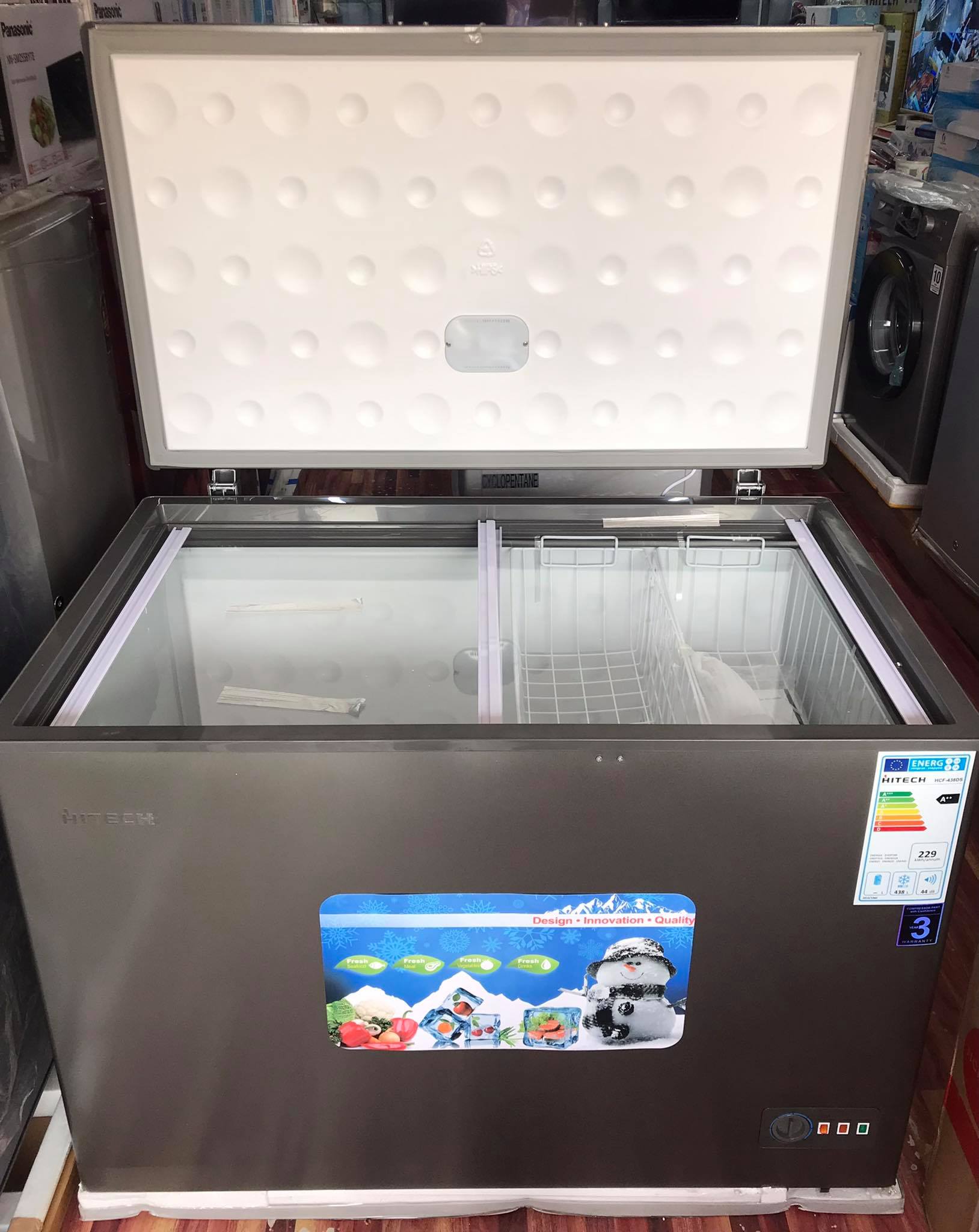HITECH Deep Freezer 438 Ltr Chest Freezer Plastic Coated | Daraz.com.np