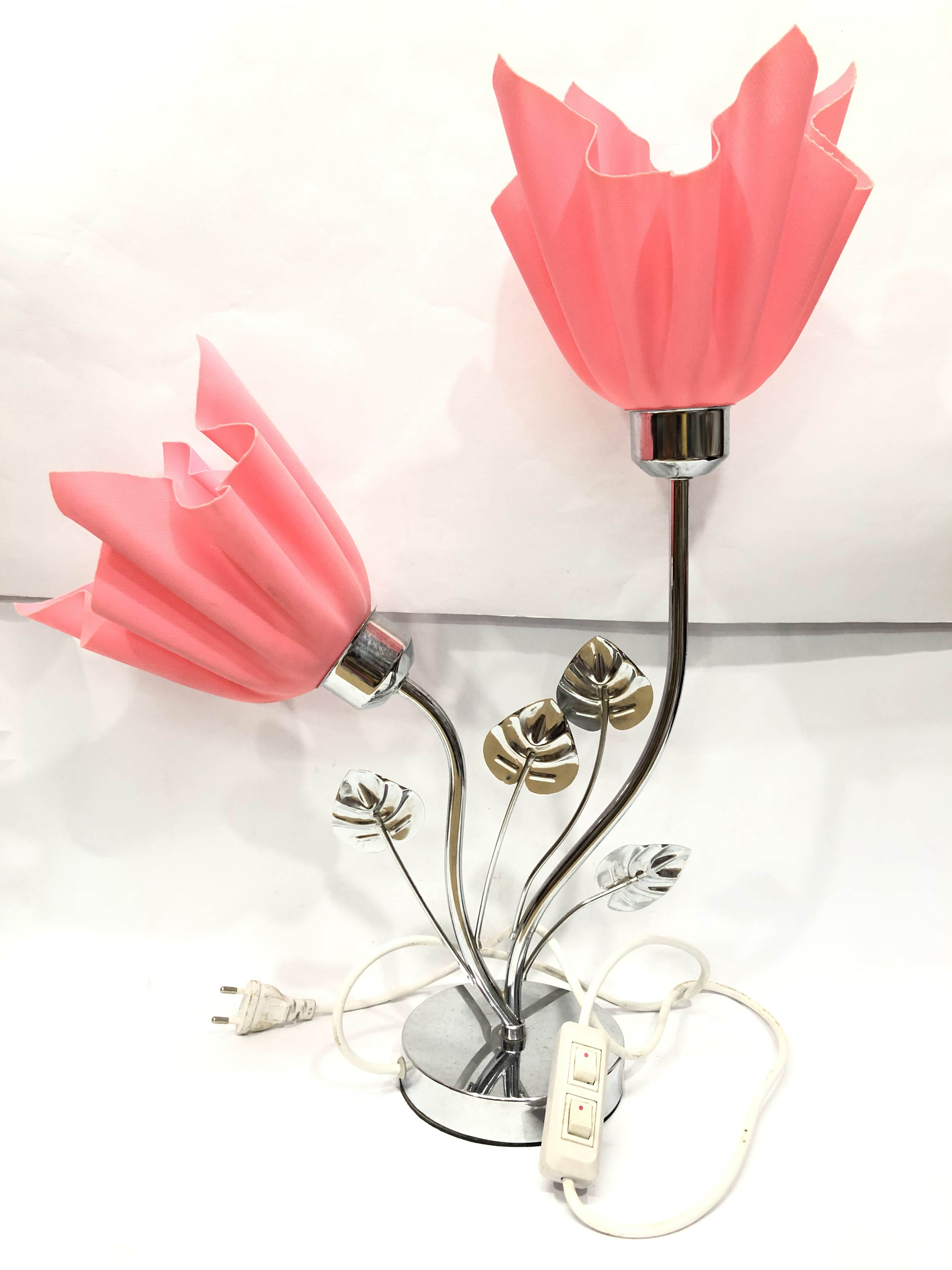 Table Lamp Double Shade with Bulb / Bed Side Night Lamp Beautiful ...